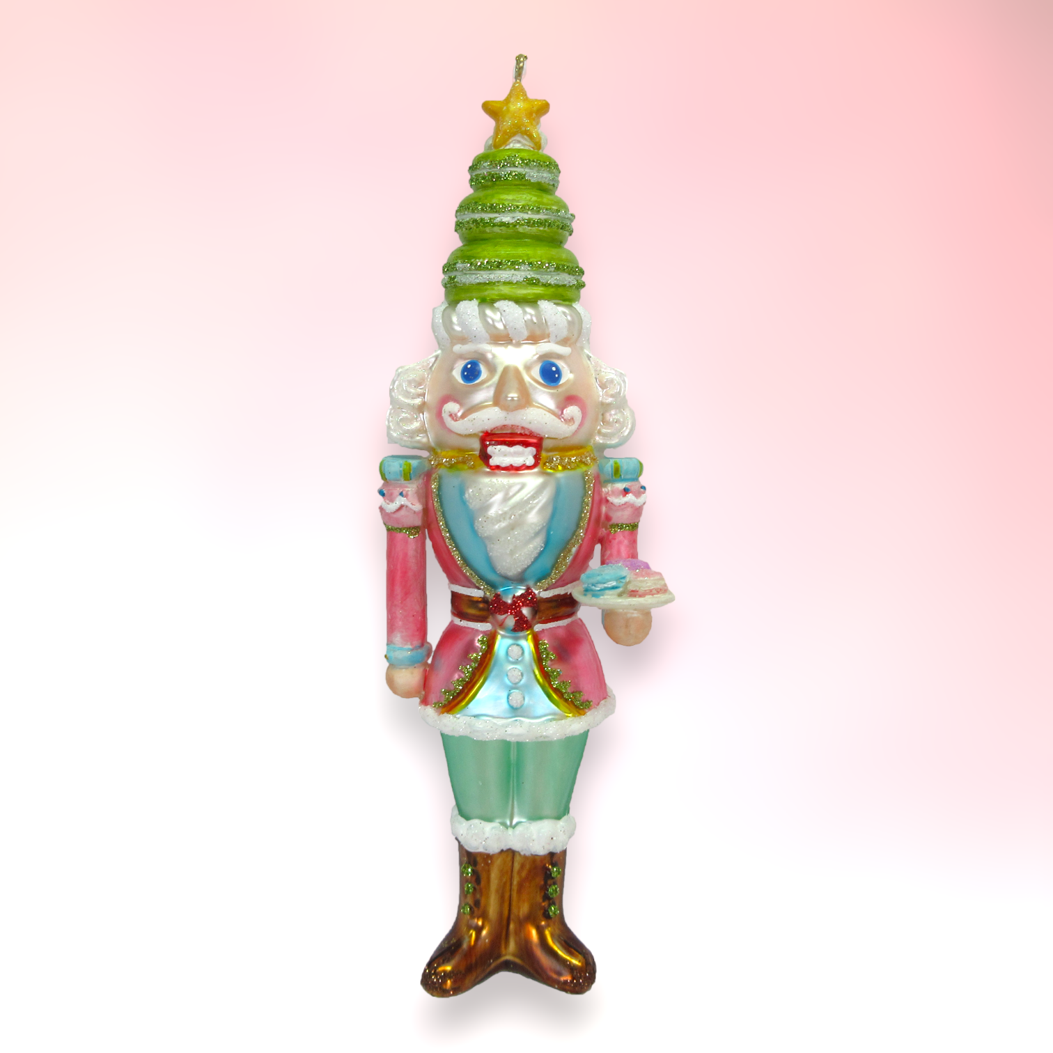 DecemberDiamonds: Nutcracker w/Macaron Orn - IN STOCK