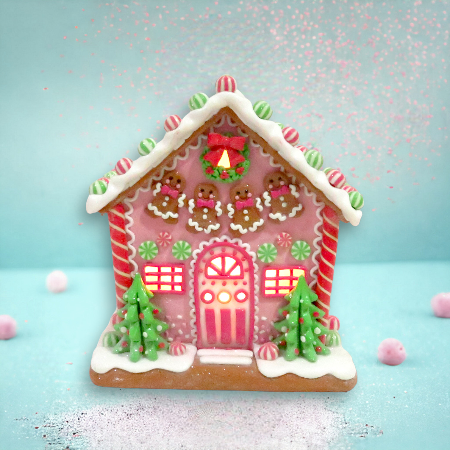 DecemberDiamonds: 8.5in LED Candy House - IN STOCK