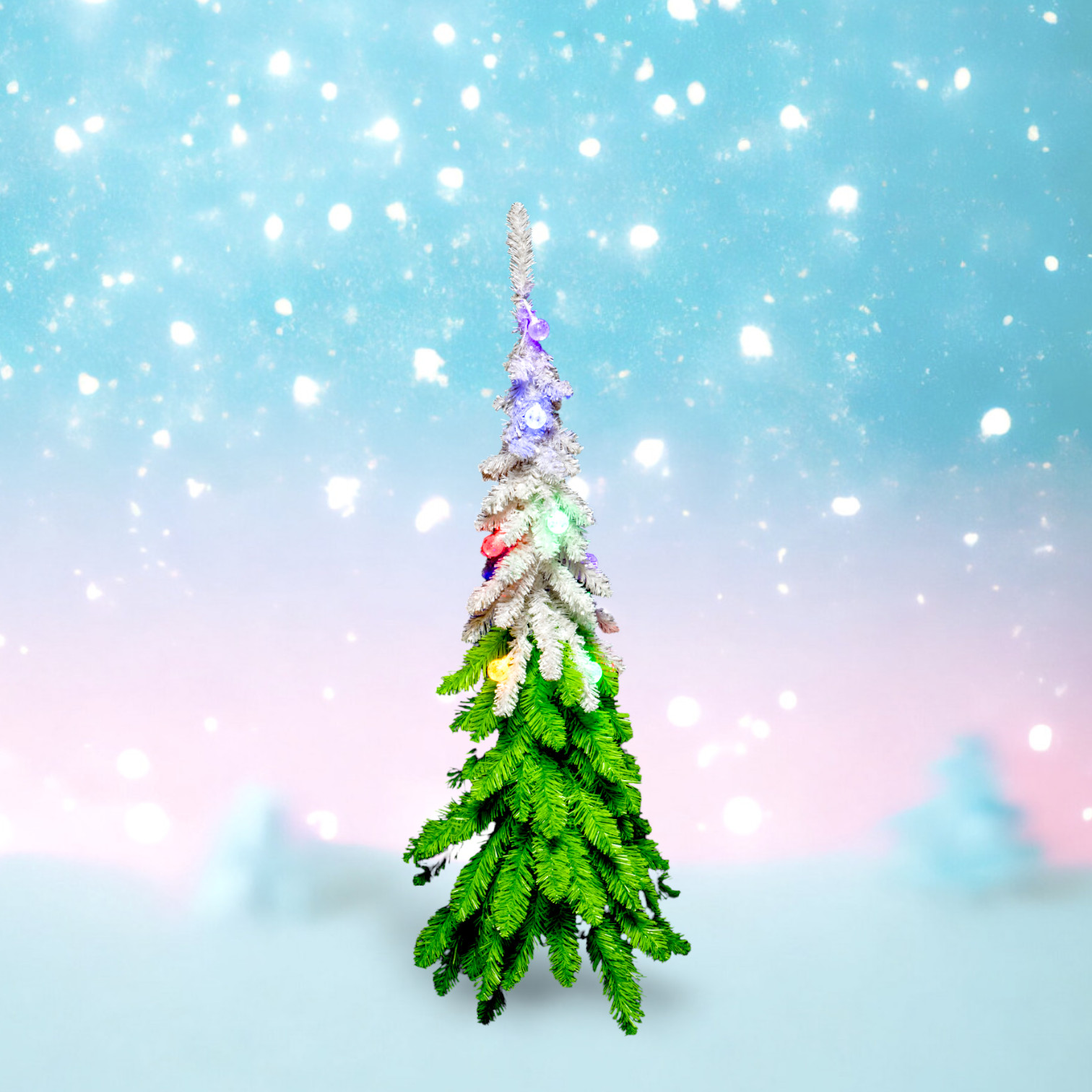 DecemberDiamonds: 3ft Green Whimsy Tree w/ LED - IN STOCK